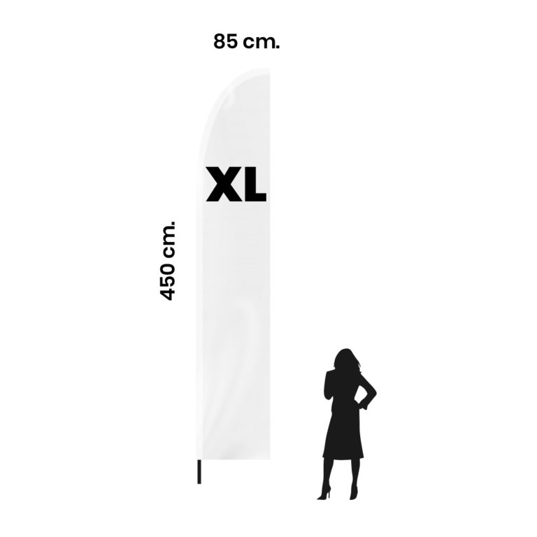 Steag Pana XL, cu print - Rollup.ro